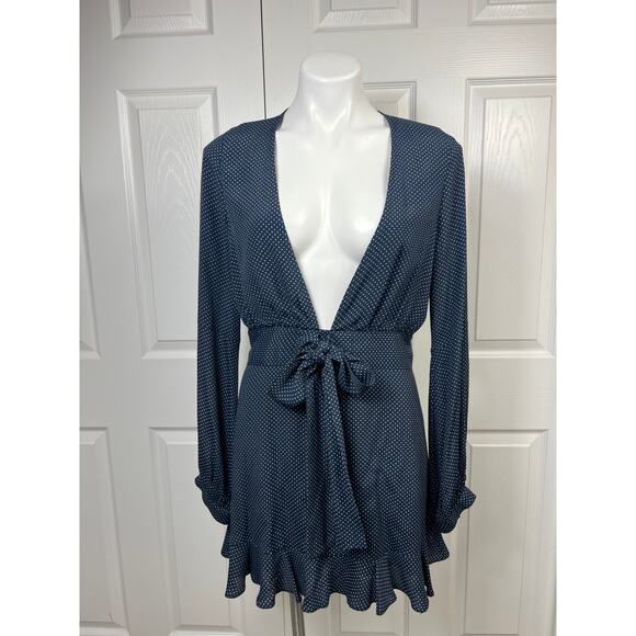Skylar + Madison | Dresses | Skylar Madison Blue White Mini Dress ...